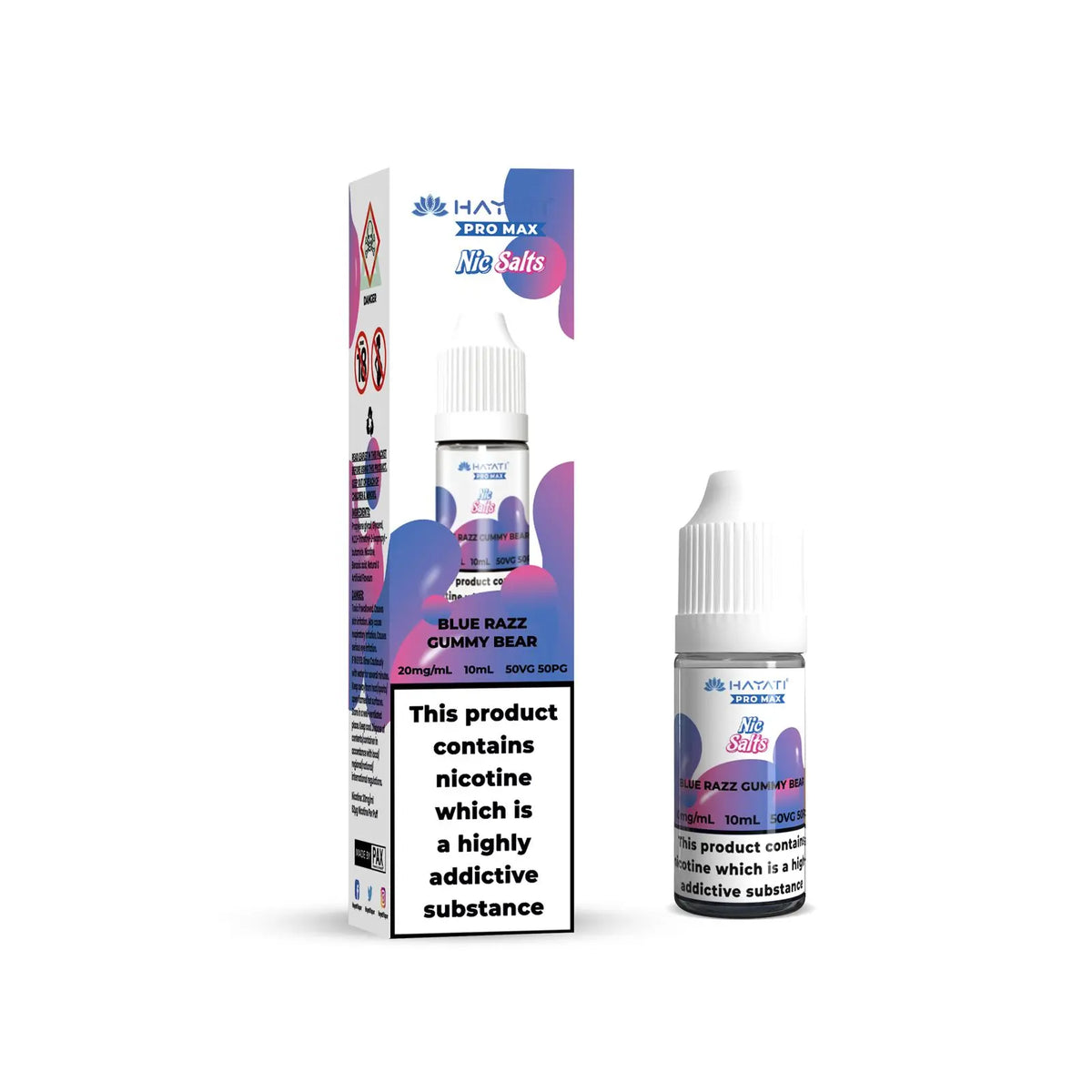 Crystal Pro Max Nicotine Salt - Blue Razz Gummy Bear – Digital Vapers