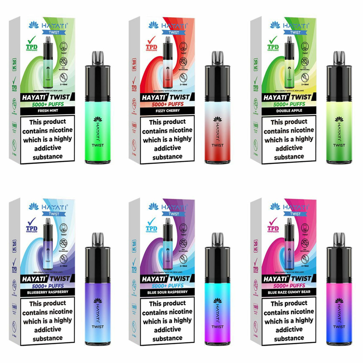 Hayati Twist Disposable 5000+ Puffs – Digital Vapers